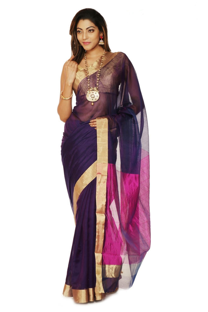 Saadgi Saree – Mint n' Oranges